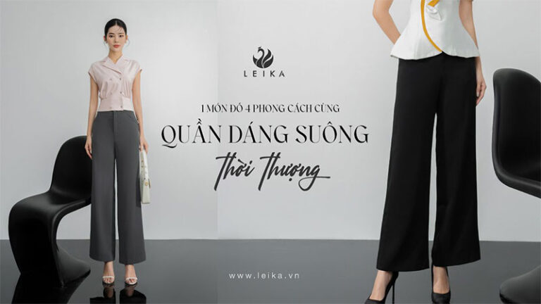 1 món đồ 4 phong cách cùng quần dáng suông thời thượng
